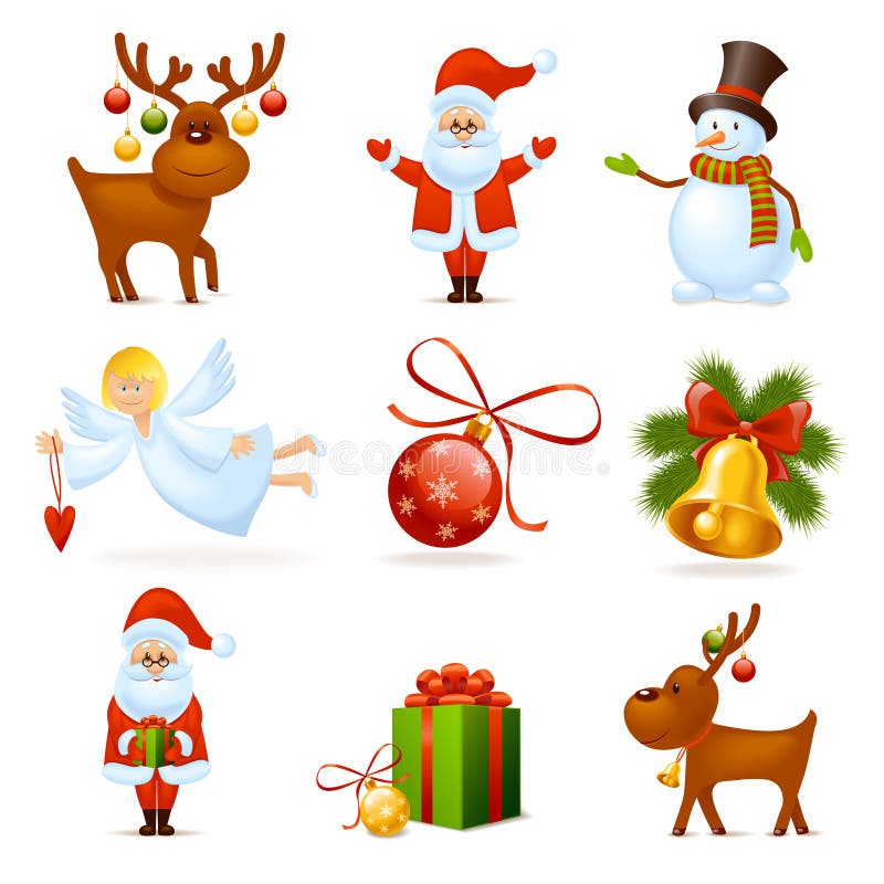 Julsymboler Stock Illustrationer, Vektorer, & Clipart – (6,161 Stock ...