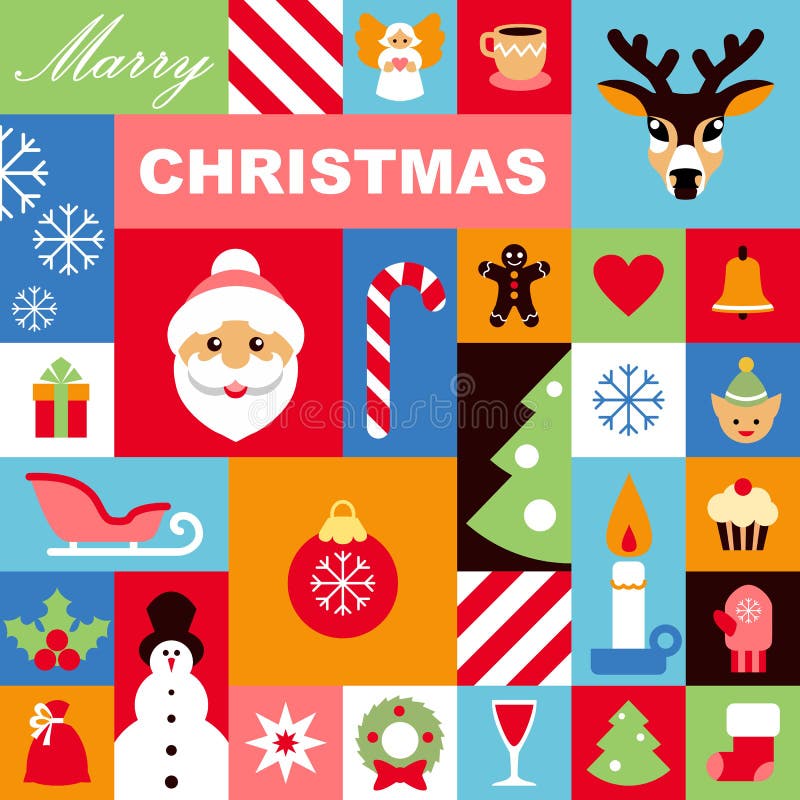 Julsymboler Stock Illustrationer, Vektorer, & Clipart – (6,078 Stock ...