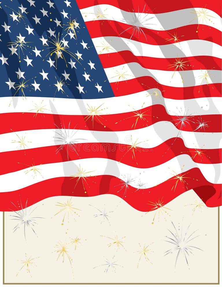 4th July Fireworks Border Stock Illustrations – 640 4th July Fireworks ...