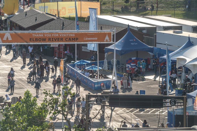 July 14 2024 - Calgary Alberta Canada - Crowds at the Calgary Stampede ...
