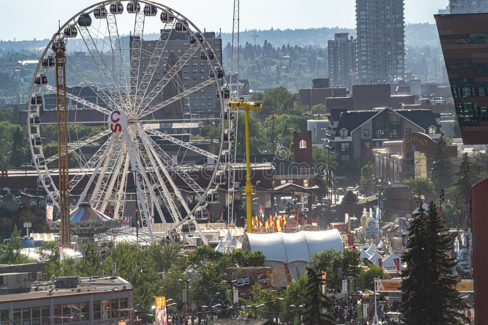 July 14 2024 - Calgary Alberta Canada - Crowds at the Calgary Stampede ...