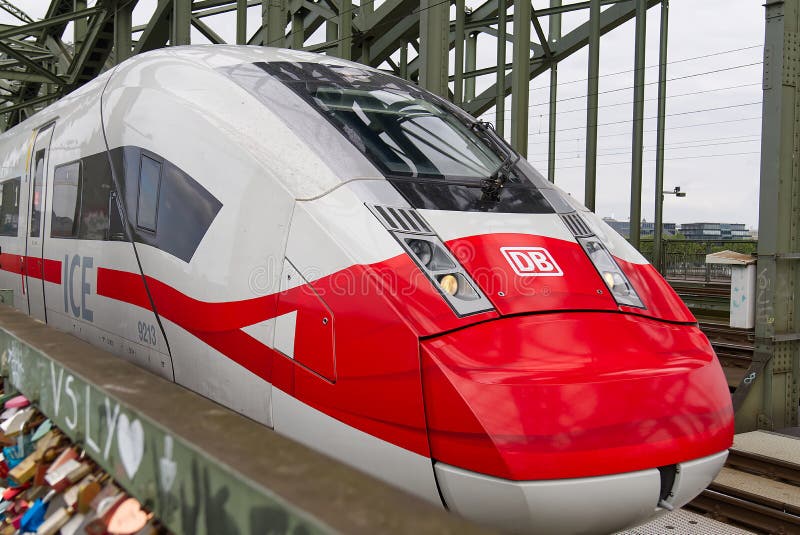 July 2021, Germany: Modern Green ICE Train Close Up. Germany Ice ...