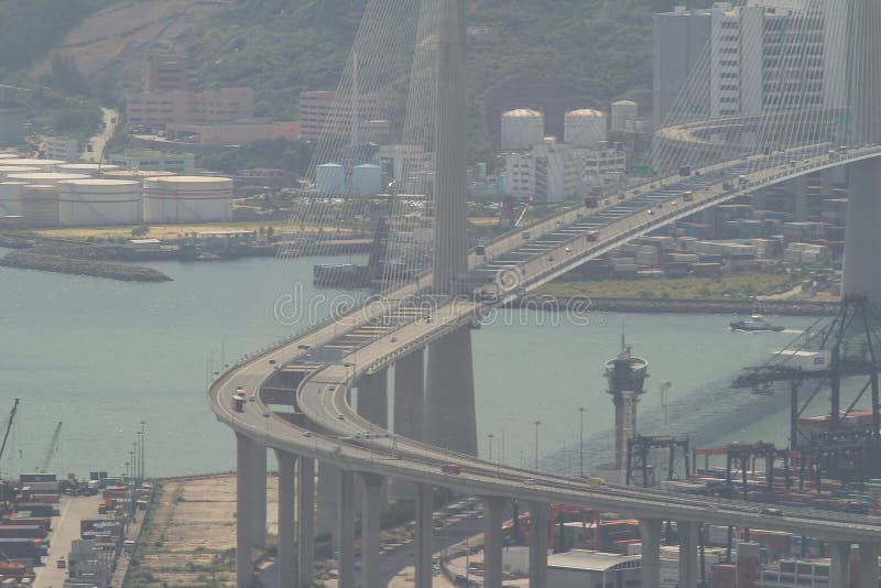 4 July 2014 the Hk Container Terminal Editorial Photography - Image of ...