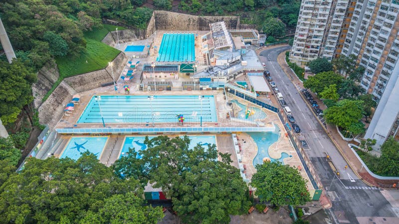 July 18 2025 Lei Cheng Uk Swimming Pool Outdoor Complex Stock Photo ...