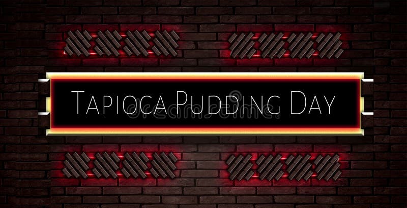 Happy Tapioca Day stock vector. Illustration of entertainment - 223142924