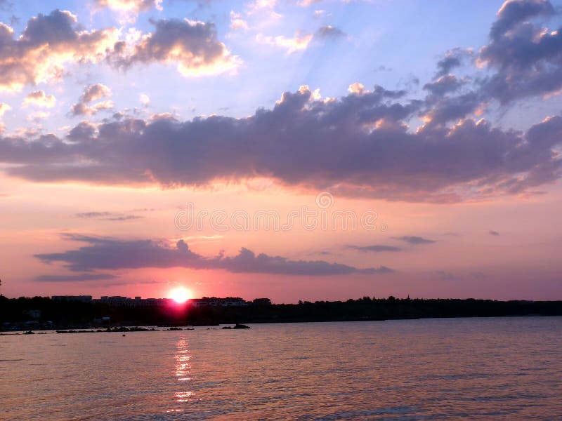 July morning stock image. Image of colors, july, rising - 97163125