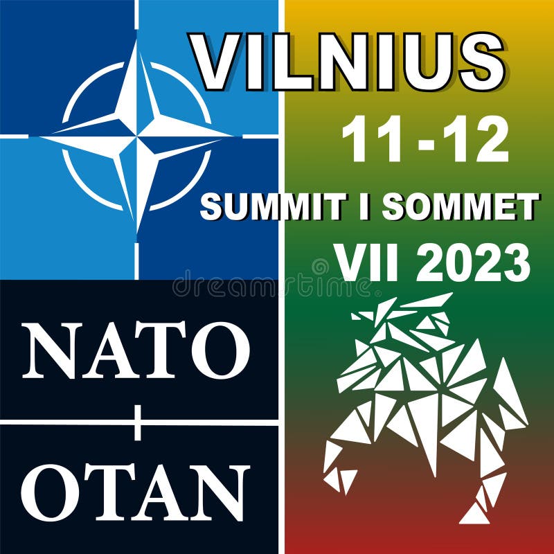 July 11, 12, 2023, the NATO Summit Will Be Held in Vilnius. Logo of the ...