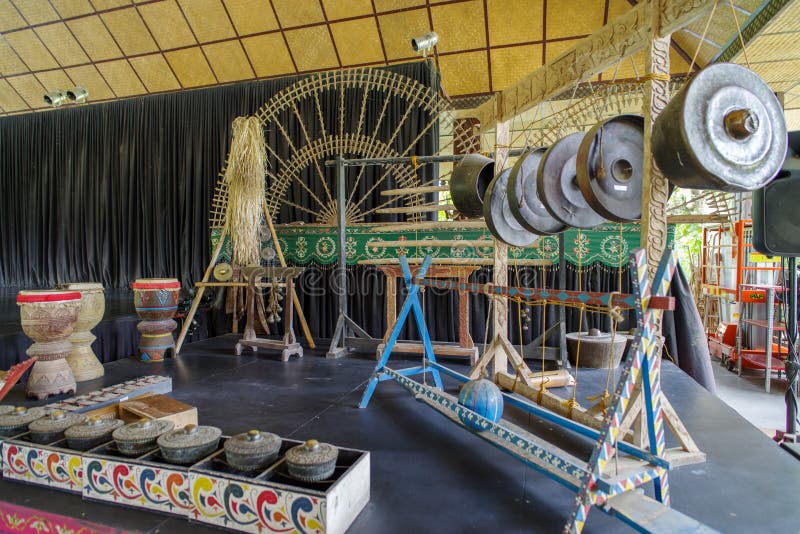 Philippines Traditional Musical Instruments - Bonang Stock Photo ...