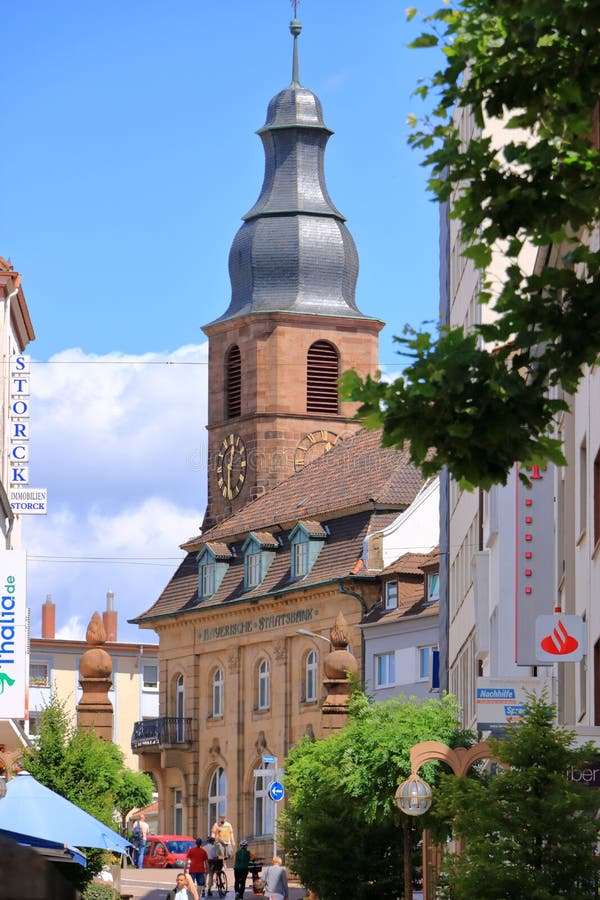 July 07 2020 - Pirmasens, Germany: View in City of Pirmasens in the ...