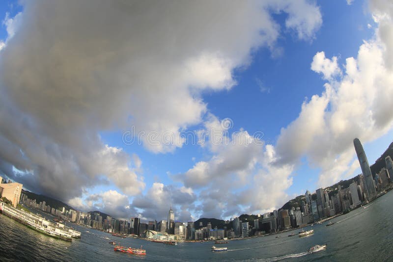 Star Ferry Terminal in Tsim Sha Tsui Waterfront 1 July 2012 Editorial ...