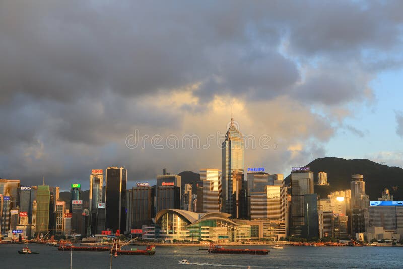 Star Ferry Terminal in Tsim Sha Tsui Waterfront 1 July 2012 Editorial ...