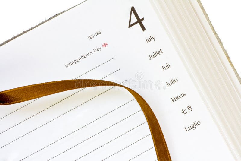 July 4th diary stock photo. Image of independence, patriotism - 30659490