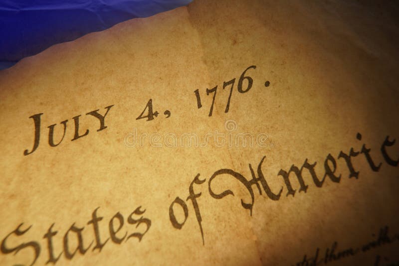877 Declaration Independence 4th July Stock Photos - Free & Royalty ...