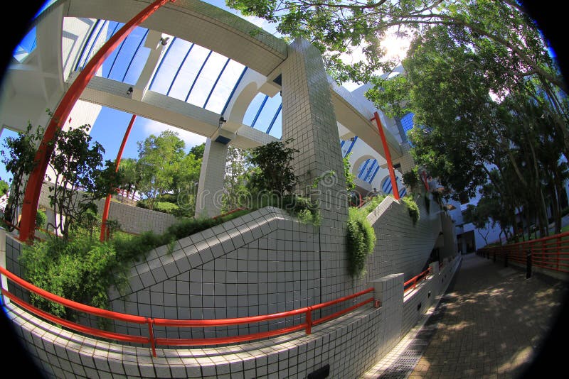 The University Hall Residence at the HKUST 31 July 2011 Editorial Stock ...