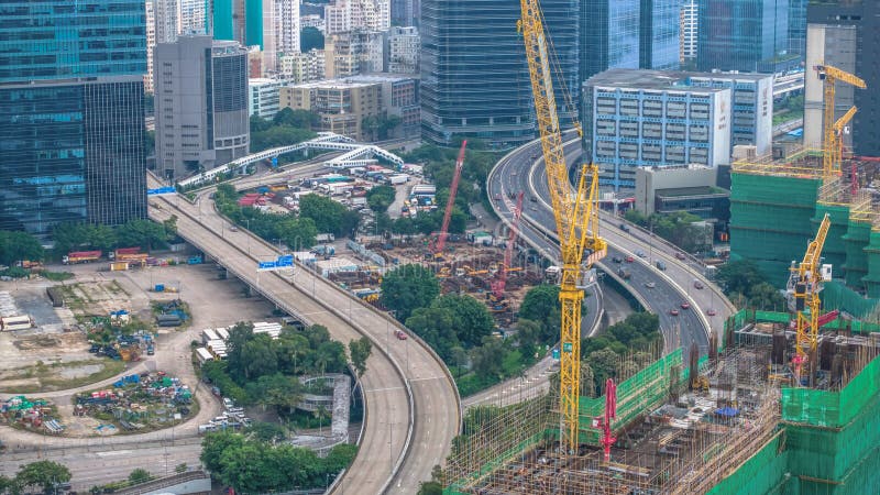 July 6 2025 Urban Cityscape with Skyscrapers and Ongoing Construction Projects Editorial Stock ...