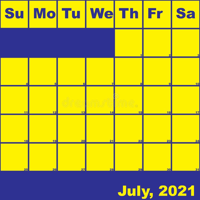 Blue Planner Digital Printable Blank Template Insert Stock Illustration ...