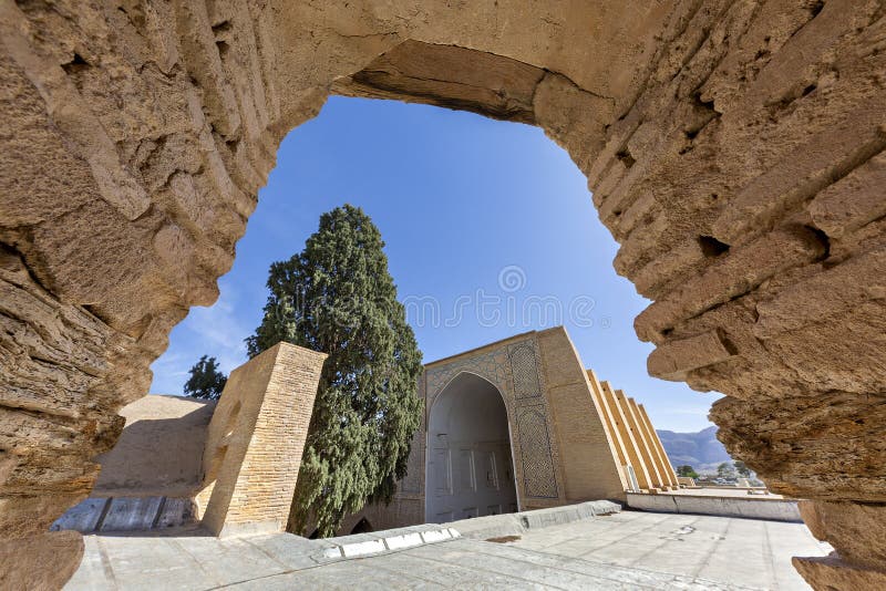 Jumah Mosque in Neyriz, Iran Stock Image - Image of mosque, door: 174450159