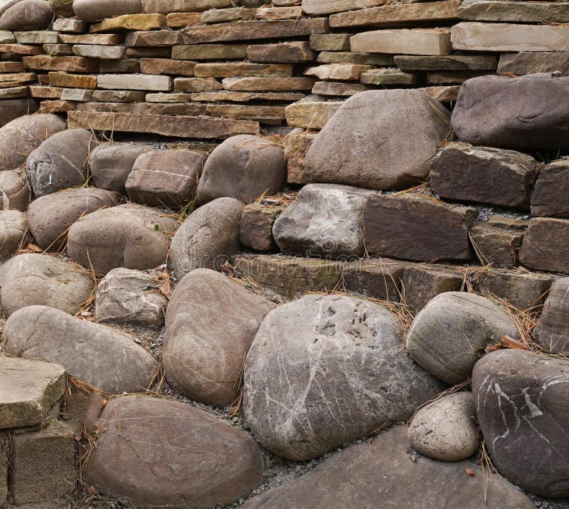 A Jumble of Different Stones, Slate, Boulders, Rocks Stock Photo ...