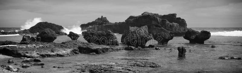 Jumble of Rocks stock image. Image of boulders, seascape - 32576675