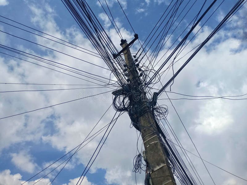 Jumbled Cables stock image. Image of concrete, connection - 70171245