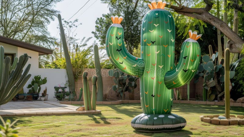 A Jumbo Inflatable Cactus Adds a Quirky and Fun Element To Your ...