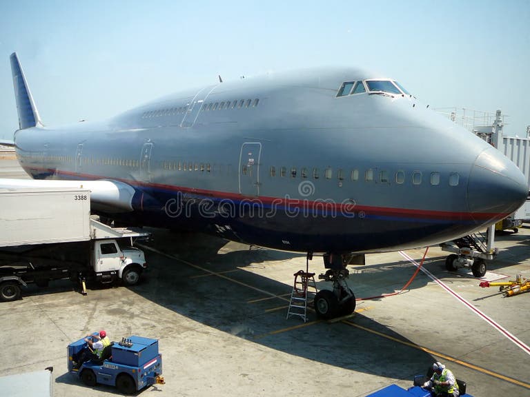 Jumbo jet stock photo. Image of gate, passenger, airplane - 1058940