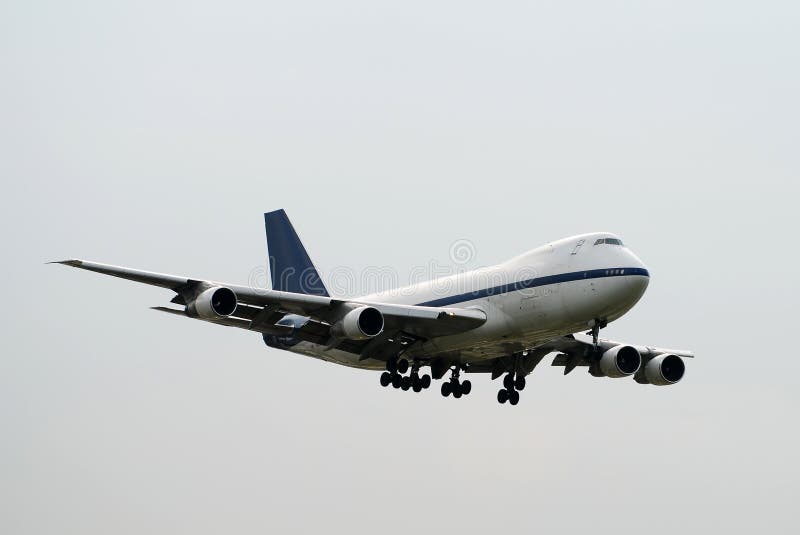 Jumbo jet stock photo. Image of transport, midair, transportation ...
