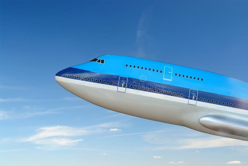 Jumbo jet in the air stock photo. Image of jumbo, plane - 2742904