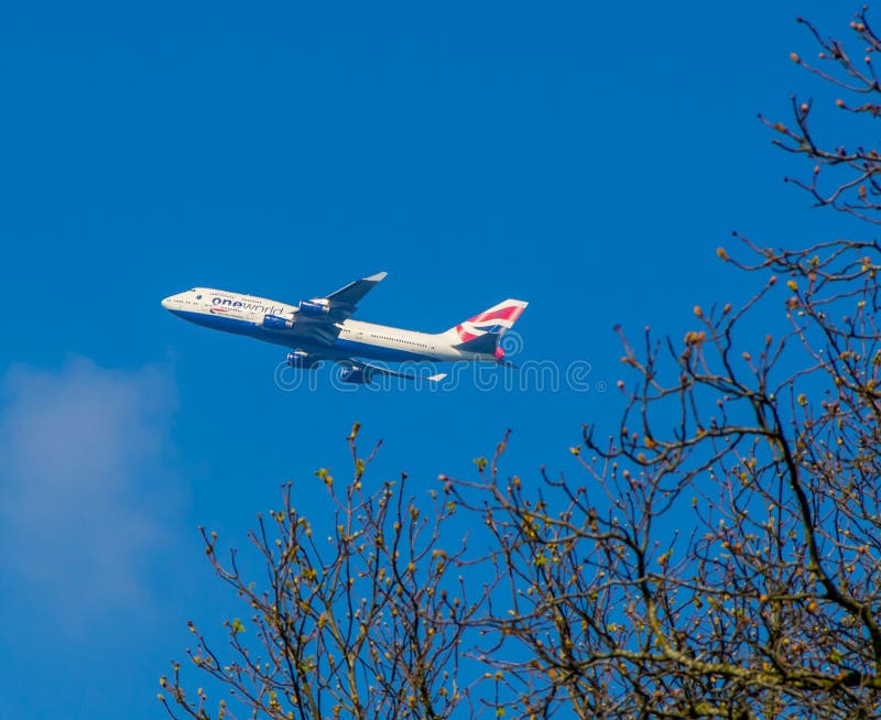 Jumbo jet editorial image. Image of blue, vacations, wing - 94318790