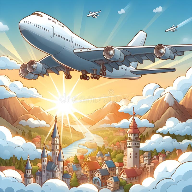 Jumbo Jet Stock Illustrations – 1,133 Jumbo Jet Stock Illustrations ...