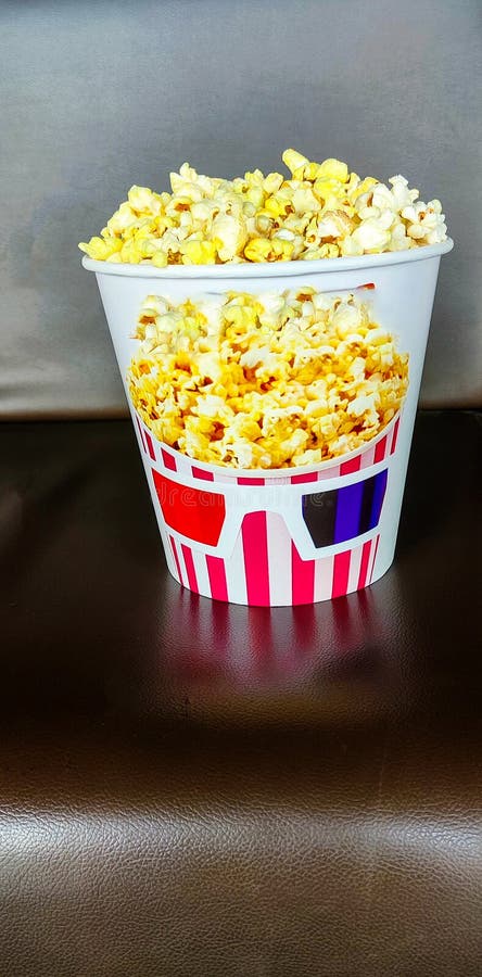 A jumbo pack of Popcorn stock image. Image of restaurant - 316949871