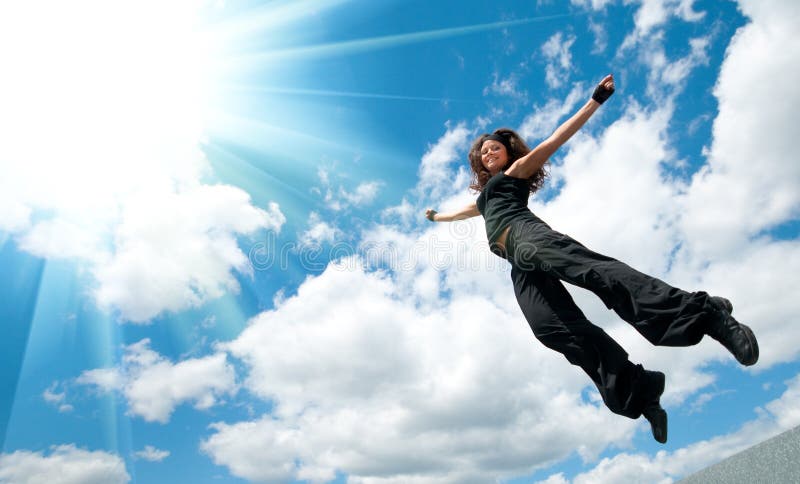 Jump stock photo. Image of energy, attractive, fashion - 16053224