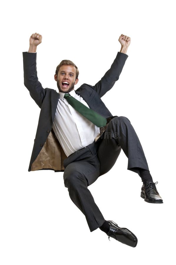 Jump stock image. Image of boss, style, handsome, confident - 21679853