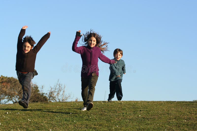 Jumping family. spring stock photo. Image of play, outdoor - 755368