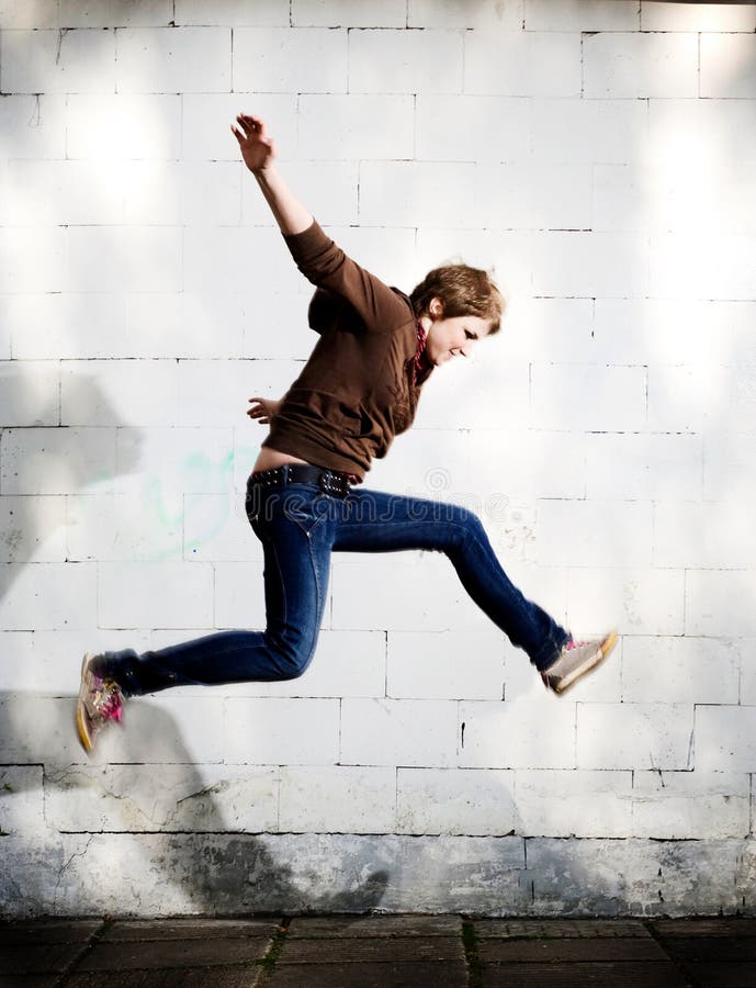 Dancer Jumping from Explosion Stock Image - Image of balance, athlete ...