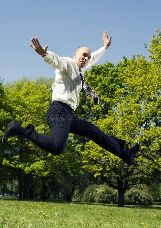 Jump. stock photo. Image of healthy, long, lifestyles - 5337038