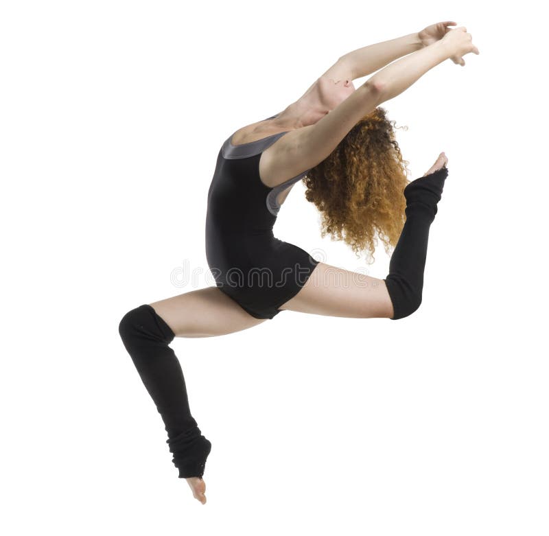 The jump acrobatic stock photo. Image of angle, beauty - 3505602