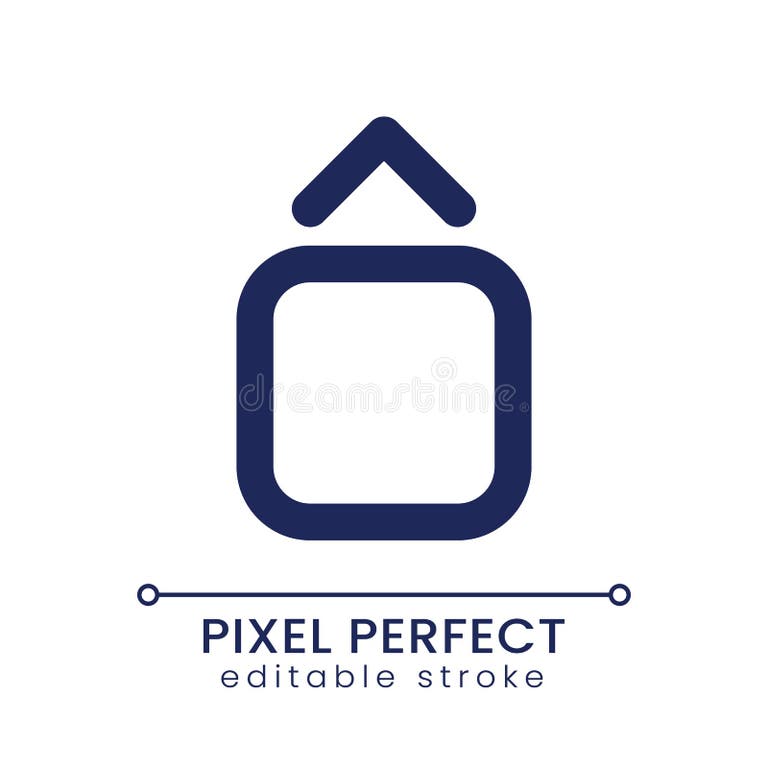 Jump Animation Pixel Perfect Linear Ui Icon Stock Vector - Illustration of edit, movement: 266694698