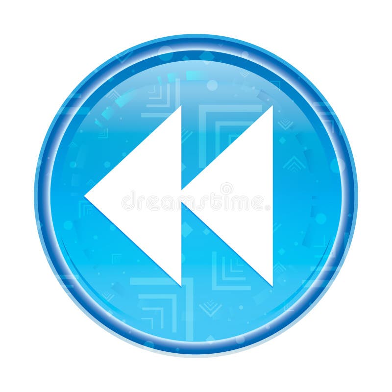 Jump Backward Icon Flat Exclusive Button Set Stock Vector ...