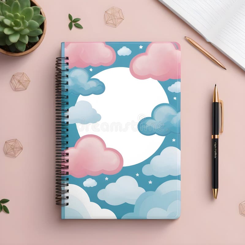 Cloud Hopper Journal stock illustration. Illustration of cartoon ...