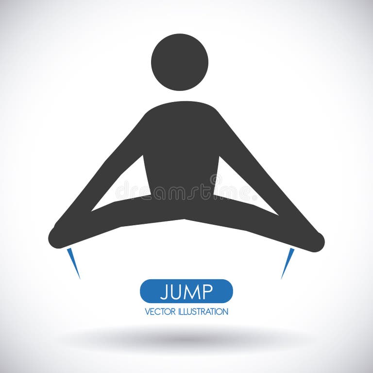 Jump design stock illustration. Illustration of human - 46205739