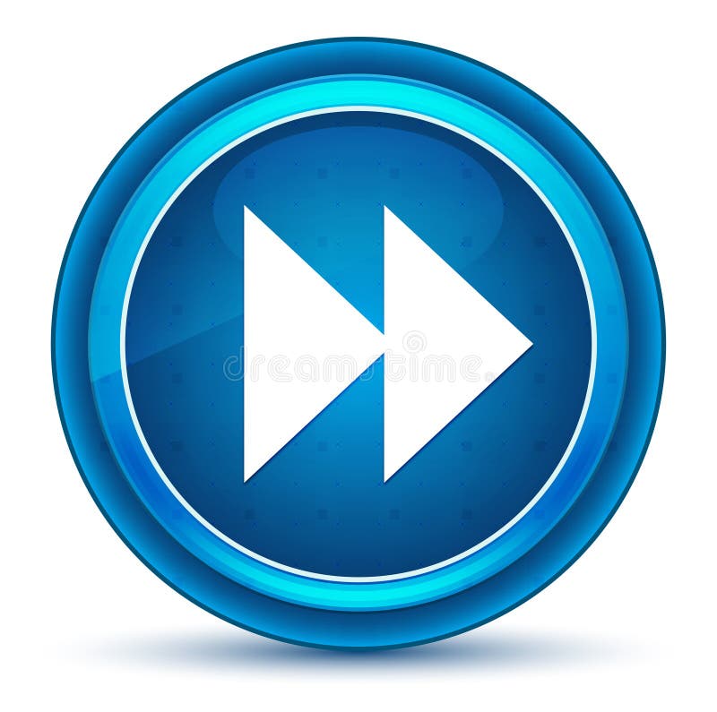 Control Eyeball Glossy Elegant Blue Round Button Abstract Stock ...