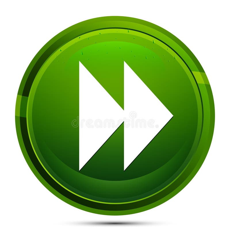 Forward button stock vector. Illustration of play, radio - 5000520