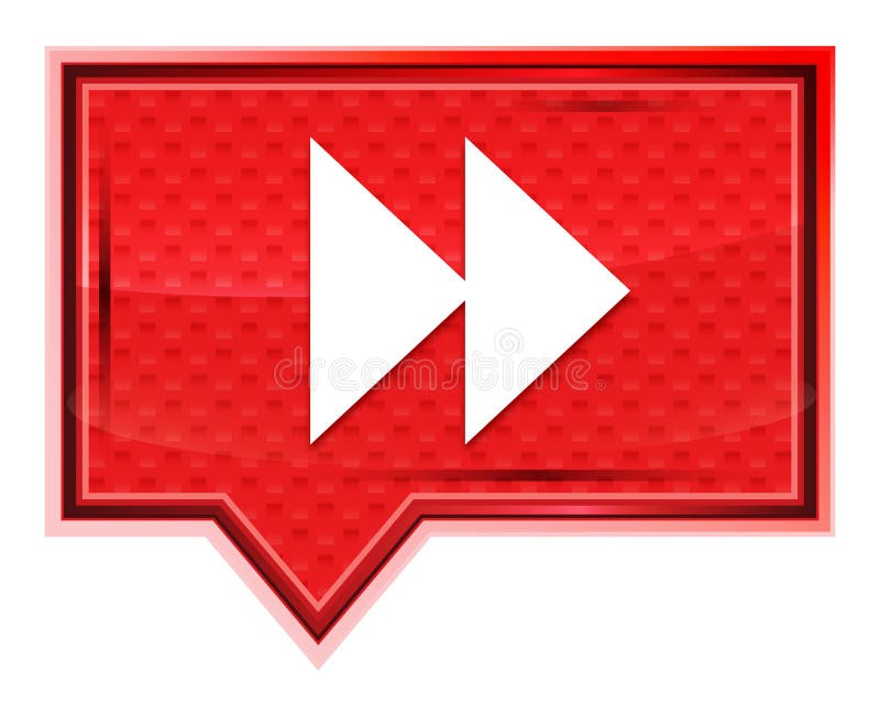 Jump Forward Icon Misty Rose Pink Banner Button Stock Illustration ...