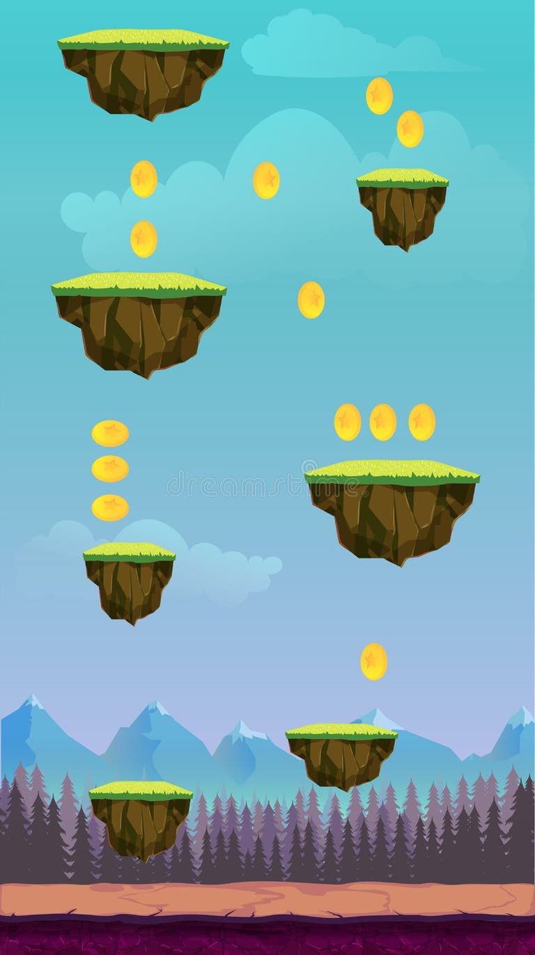 Vertical Jump Game Background Stock Illustrations – 179 Vertical Jump ...