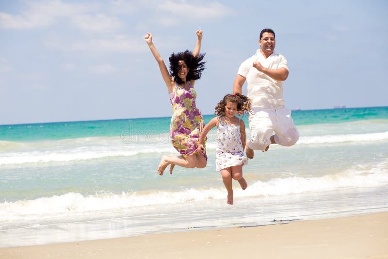 Jump high stock image. Image of family, outdoors, mother - 10673085