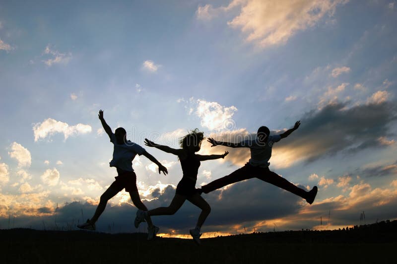 Jump for joy stock image. Image of jump, action, excitement - 1099847