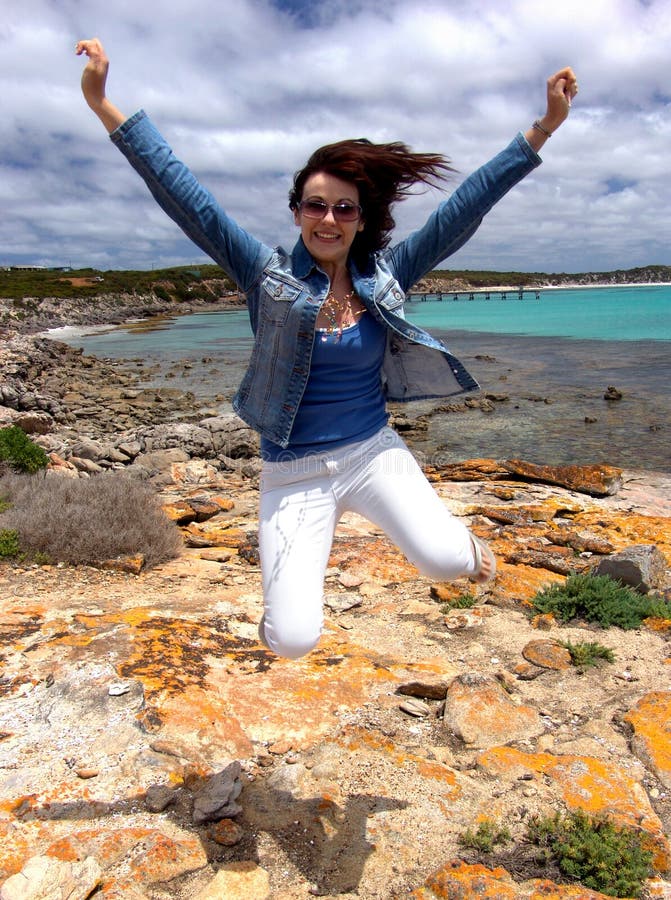 Jump for Joy stock image. Image of excitement, joyful, jumping - 469905