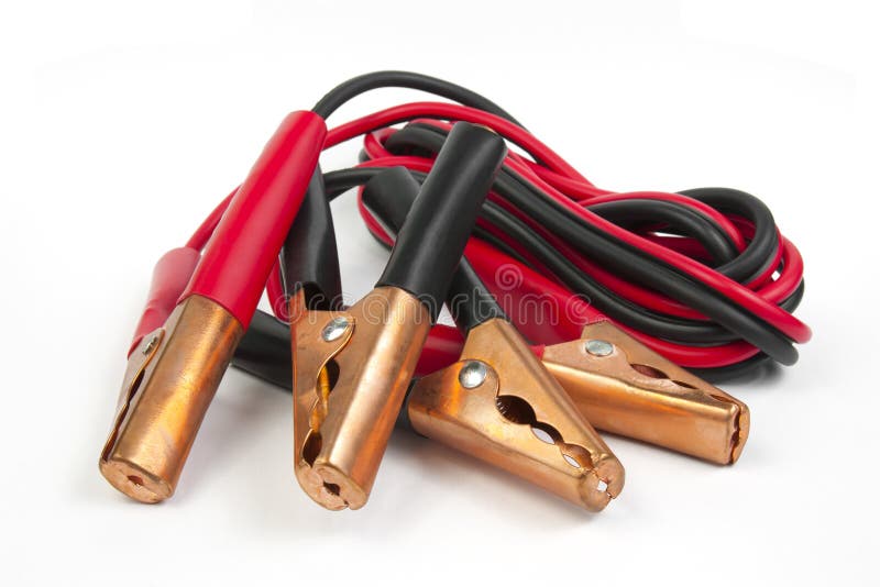 Jump lead battery stock image. Image of buckle, electrical - 79554677