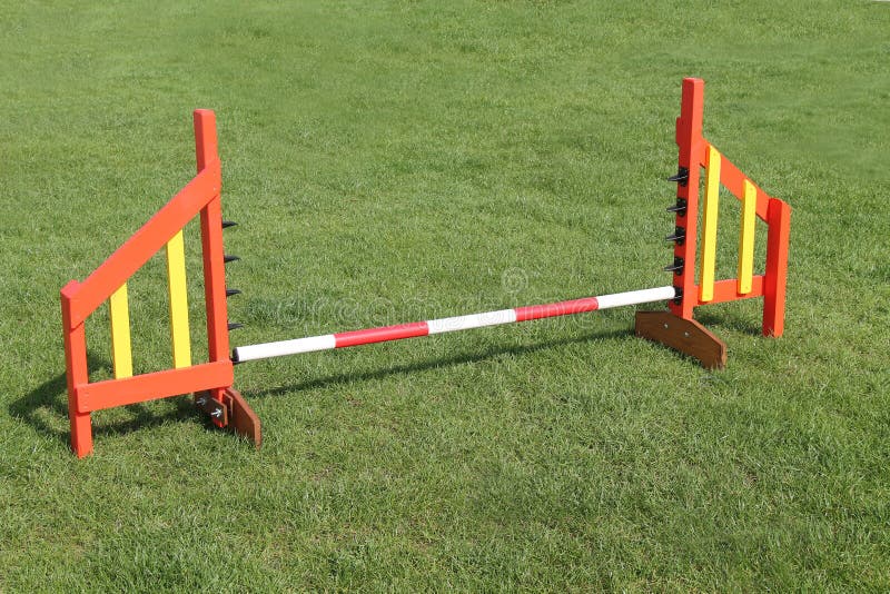 Dog Agility Obstacle Course. Stock Photo - Image of competition ...